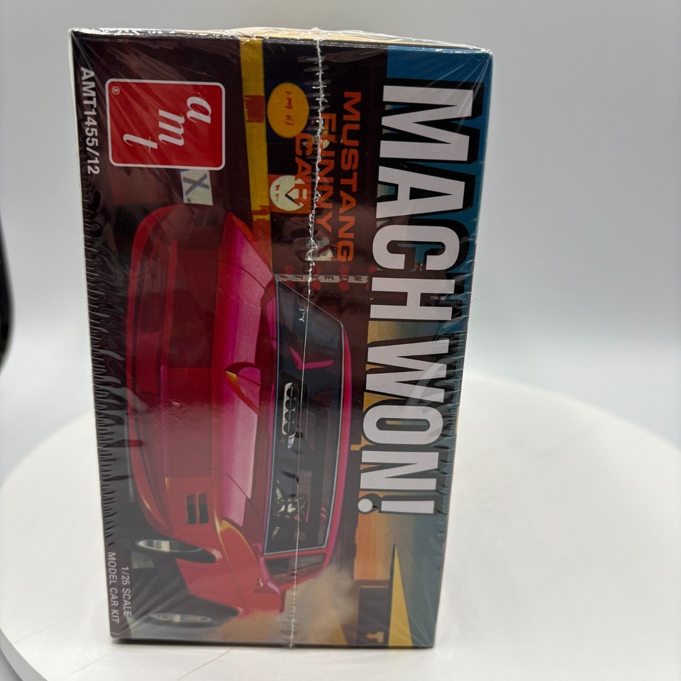 AMT 1970 Ford Mustang Funny Car Mach Won 1/25 Retro Deluxe Model Kit | eBay