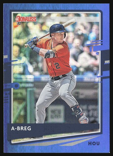2020 Donruss #112 Alex Bregman Holo Blue "A-Breg | eBay