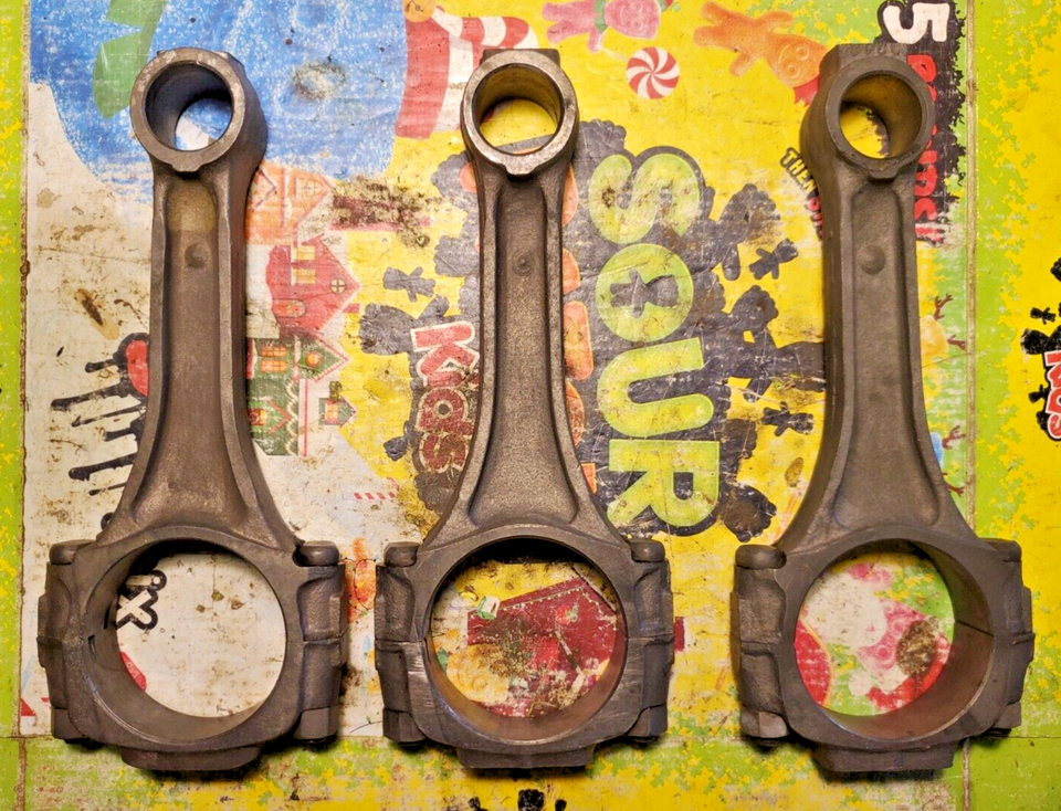 Connecting Rod PARTIAL Set (3) 396 427 Big Block Chevy 3/8" Dimple Dot ...
