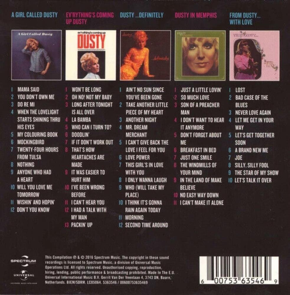 Five Classic Albums by Dusty Springfield (CD, 2016) for sale online | eBay