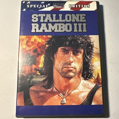 Rambo III (Special Edition) - DVD - Very Good - Alon Aboutboul,Marcus ...