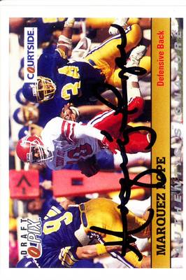 marquez pope rookie rc draft auto autograph fresno state bulldogs ...