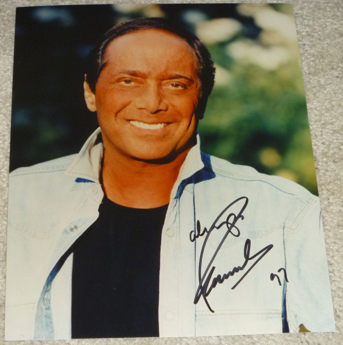 Paul Anka Authentic Signed 8x10 Glossy Photo Autographed, Musician | eBay