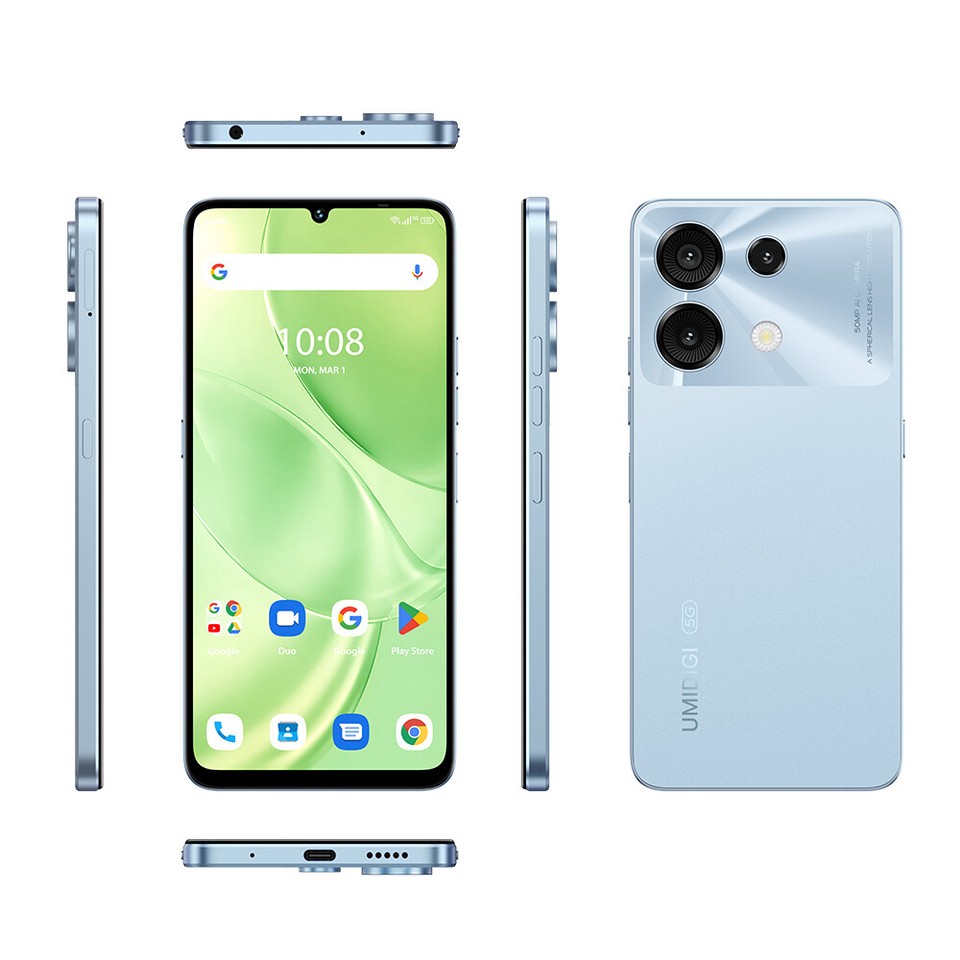 UMIDIGI G9 5G 6GB+128GB 6.75'' Android 14 Unlocked 18W Octa Core ...