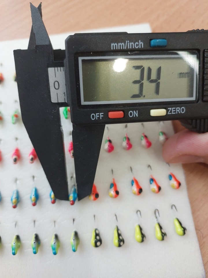 50 Pieces In Lot Jigs Winter Ice Fishing Lures Mormyshka | eBay