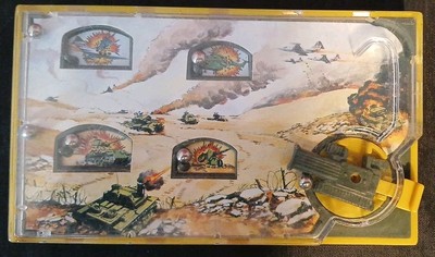 Vintage 1976 TOMY Pocketeers Pocket Game Shooting Gallery Army Tank ...