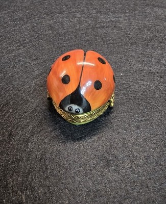 LIMOGES Lady Bug Mini Porcelain Trinket Box | eBay