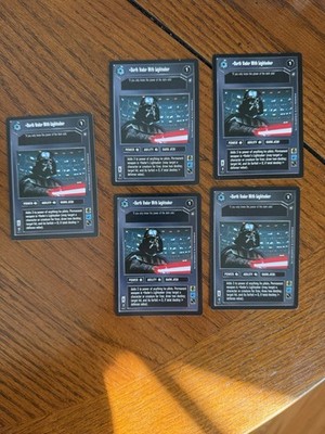 Star Wars CCG Darth Vader with Lightsaber Enhanced Premiere SWCCG | eBay