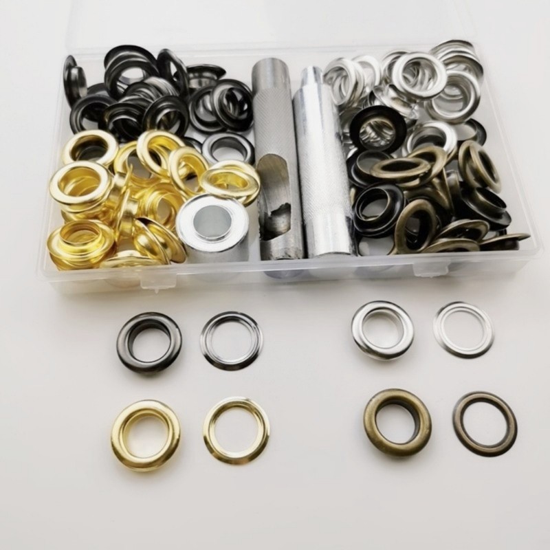 Eyelet Punch Kits 14mm Grommet Kits Metal Grommets Eyelets and Punch ...