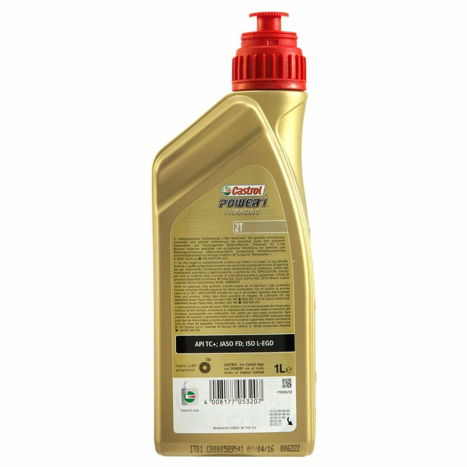Olio CASTROL Motore 2 Tempi Sintetico DERBI 50 Paddock 1997-1999 | eBay