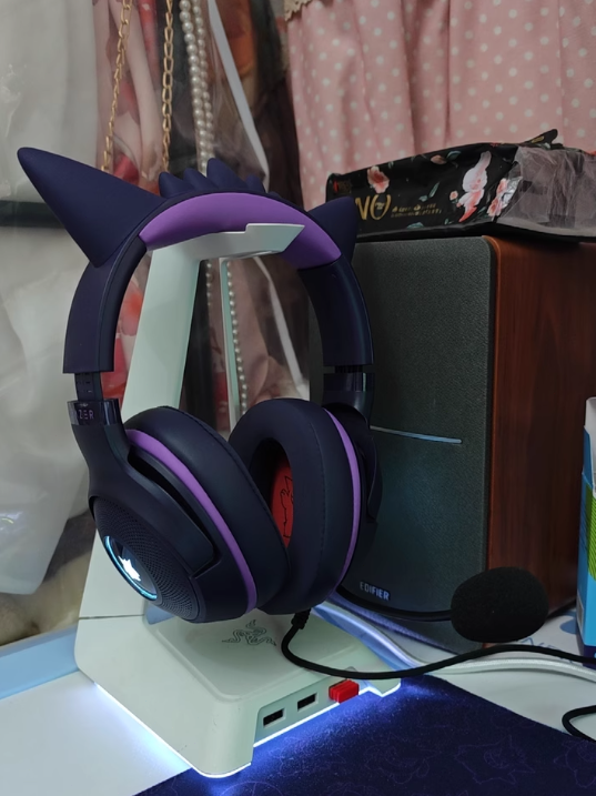 Pokémon Gengar x Razer Head-Computer Gaming USB Wired Headset ...