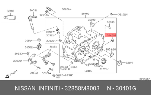 Genuine OE Seal Oil 32858M8003 , 32858-M8003 | eBay.de