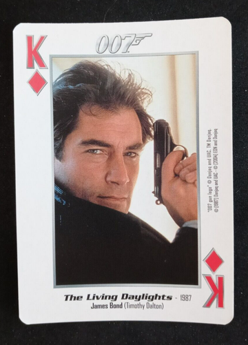 2002 James Bond 007 Movie Playing Card Films 11-19 King Diamonds | eBay