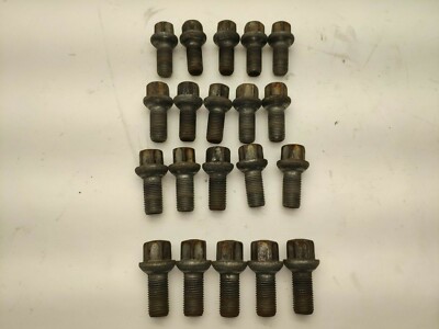 06-11 MERCEDES W164 ML350 ML63 AMG WHEEL LUG NUT BOLT SET OF 20 OEM C5 ...