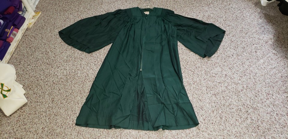 GREEN CHOIR ROBES YOUTH LOT 0F 9 COLLEGIATE CAP & GOWN VINTAGE GOWNS | eBay