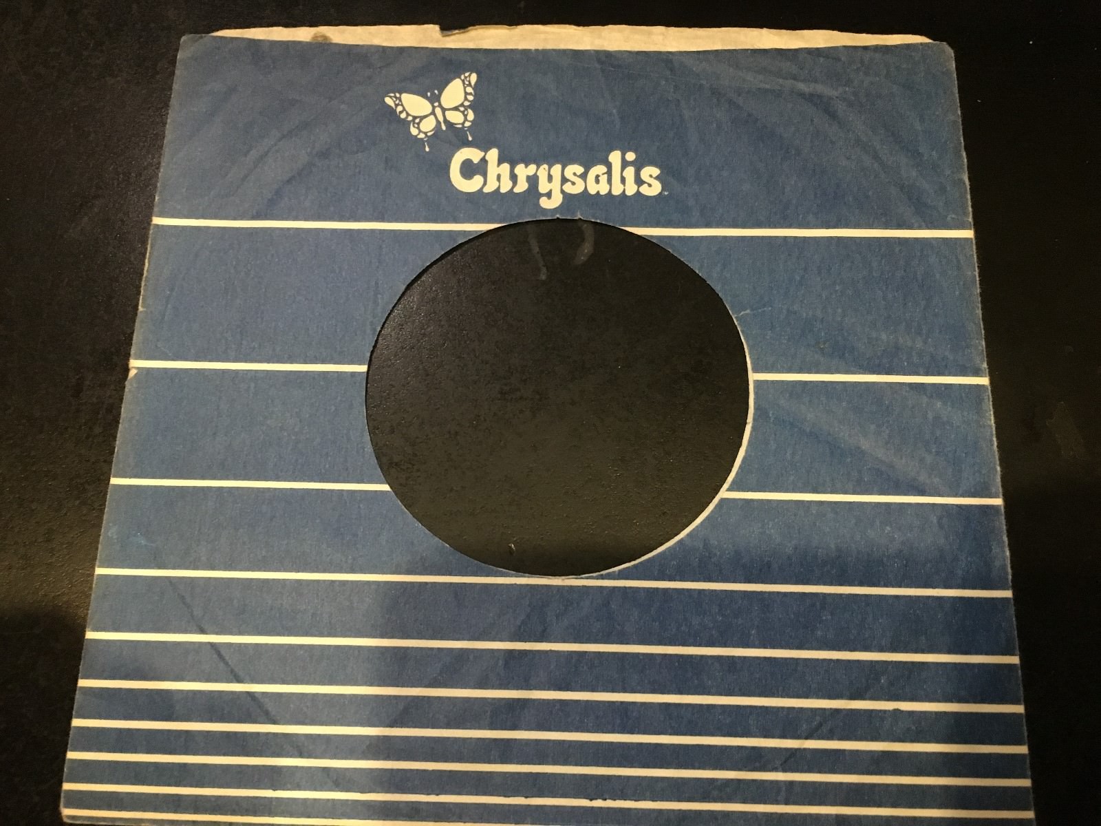 Chrysalis Record Company Sleeve - for 7" 45's VG | eBay