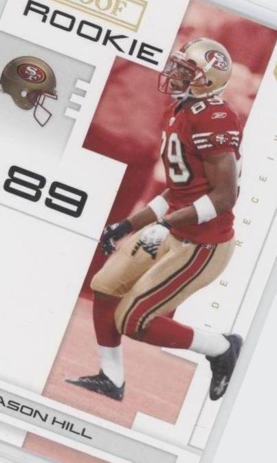 2007 Playoff NFL Playoffs - Rookie Jason Hill #116 Gold Proof /10 (RC ...