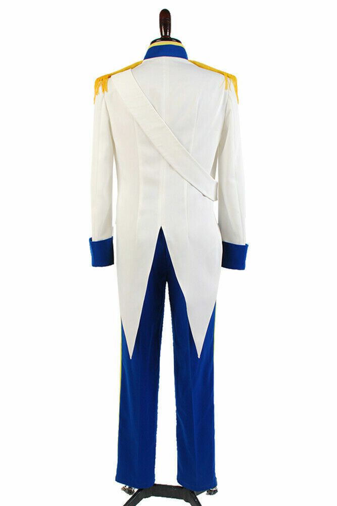 The Little Mermaid 1989 Prince Eric Uniform Cosplay Costume Outfit ...