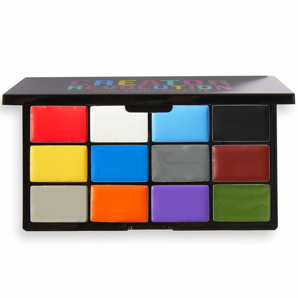 Revolution Face Paint Palette Kit Body Painting Set Halloween Makeup ...