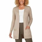 NWT Matty M Ladies' Boyfriend Cardigan Heather Natural Size XXL | eBay