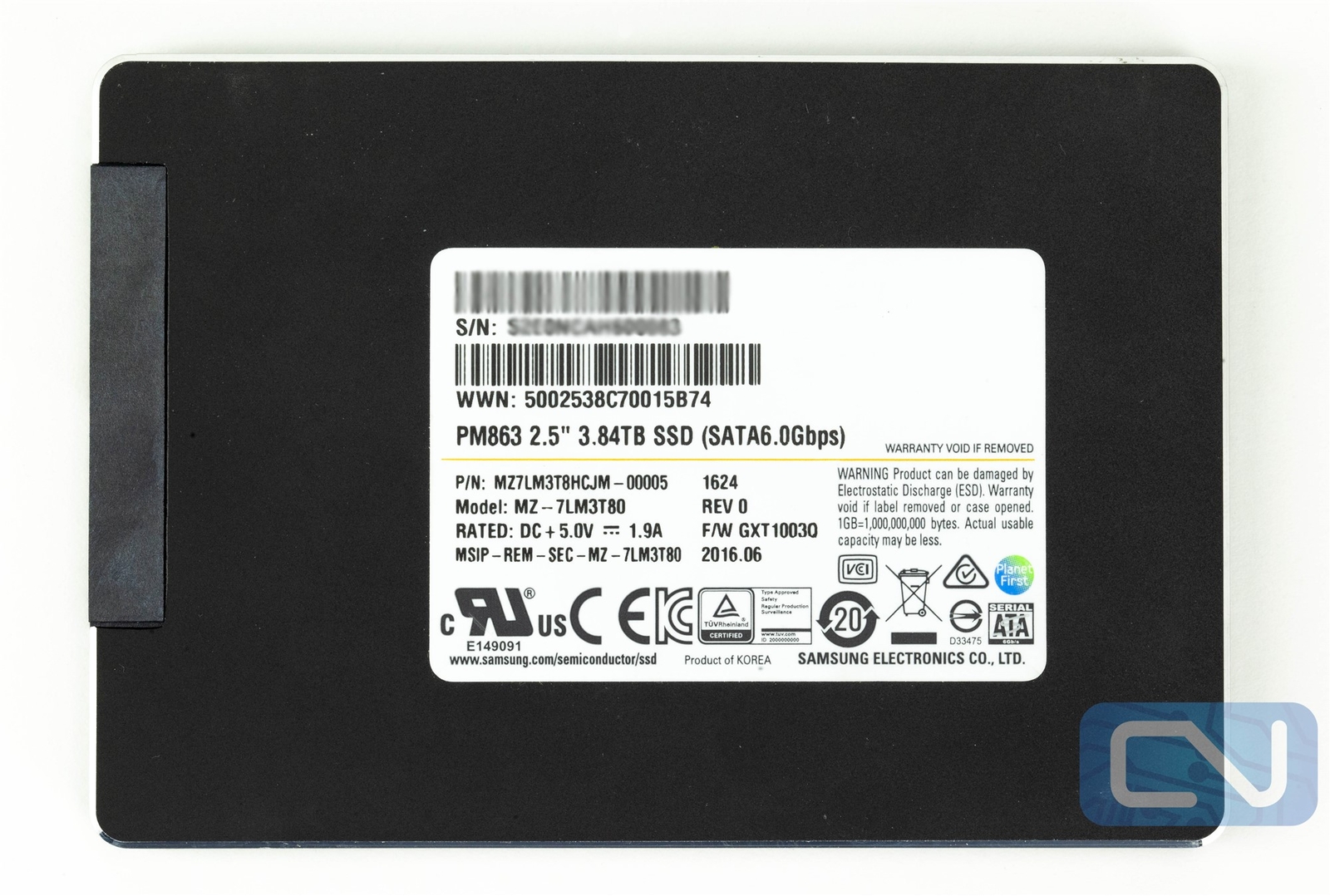 Samsung PM863 Series 3.84TB SD MZ-7LM3T80 MZ7LM3T8HCJM (SATA III) 6Gb/s ...