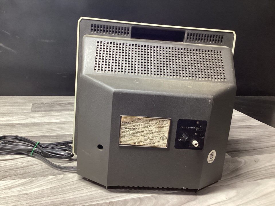 80s Vintage Zenith Data Systems ZVM-122 12" Monitor Amber Screen ...