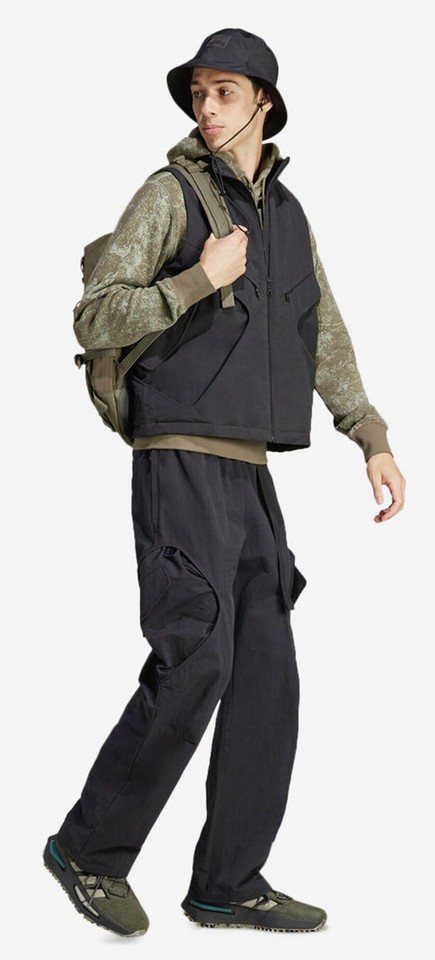 Adidas Adventure Premium Vest Puffer Jacket Black Mens 2XL XXL IJ0721 ...