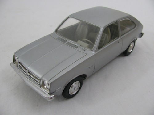 Vintage MPC 1/25 Silver 1977 Chevrolet Chevette Sedan Model Car Dealer ...