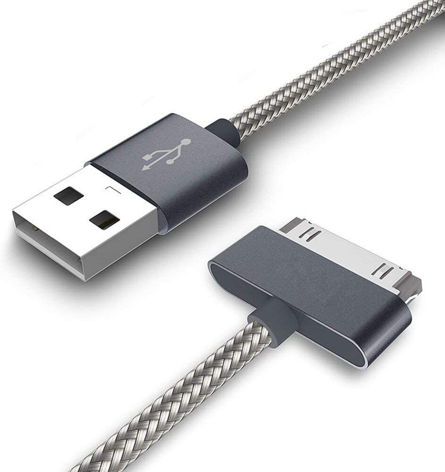 30 pin USB Charging Data/Sync Cable Cord for iPad 1/2/3 iPod Nano 1-6 ...