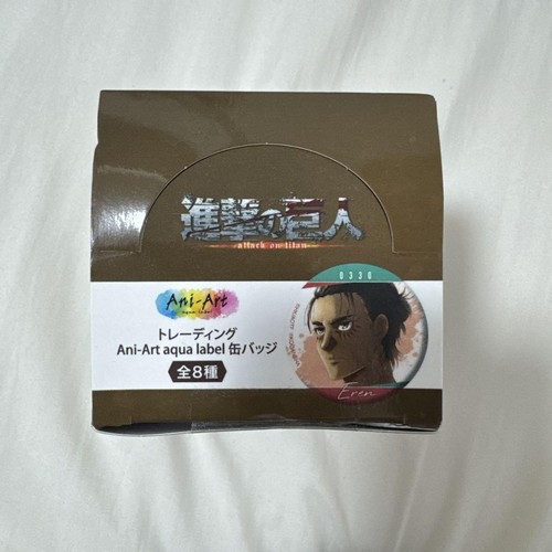 Attack On Titan Ani-Art Aqua Can Badge Box Set Eds Characters Used | eBay