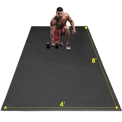 Large Exercise Mat 8 x 6/8 x 4/6 x 4 Extra Durable Workout Mats for ...