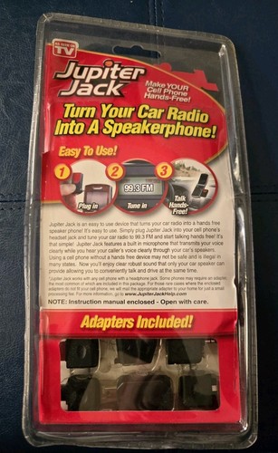 NEW AS SEEN ON TV Jupiter Jack Make Your Cell Phone Hands Free Adapters ...