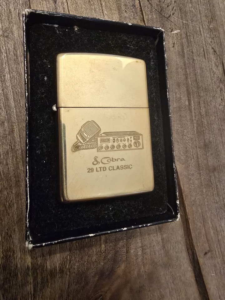 Zippo Vintage 1993 Cobra Ltd Classic CB Radio Design Brass | eBay