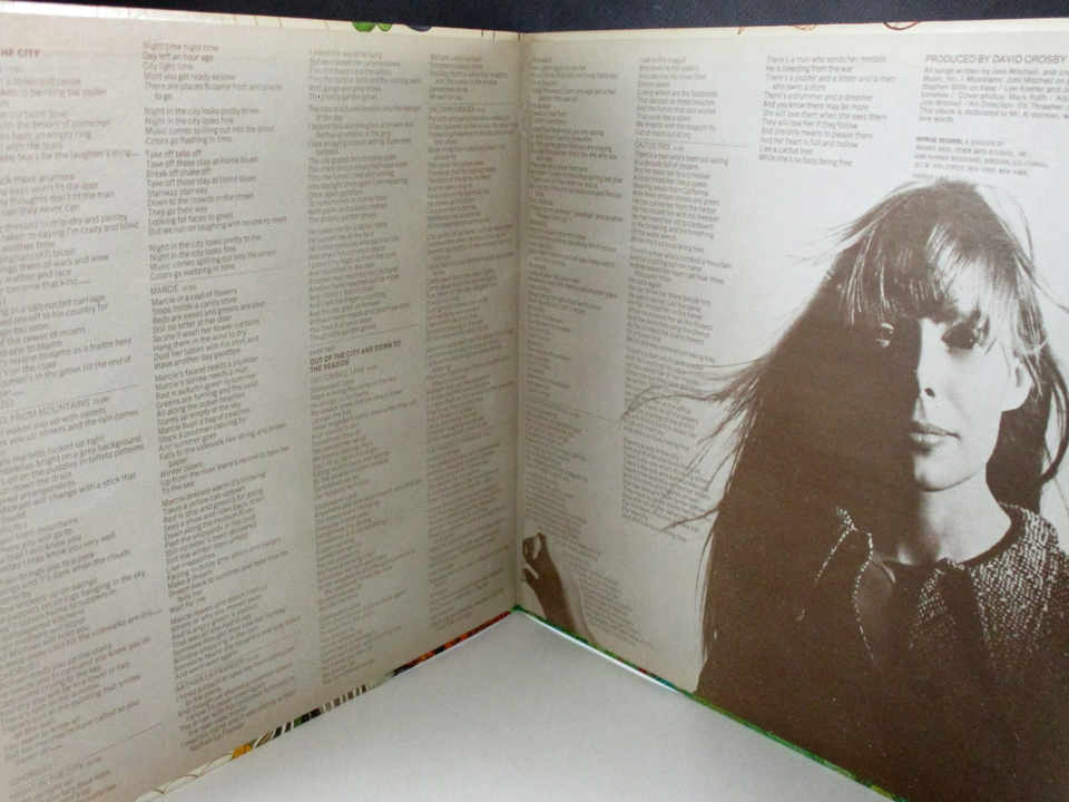 Joni Mitchell SONG TO A SEAGULL, Vinyl, Reprise PROMO (1970) Never ...