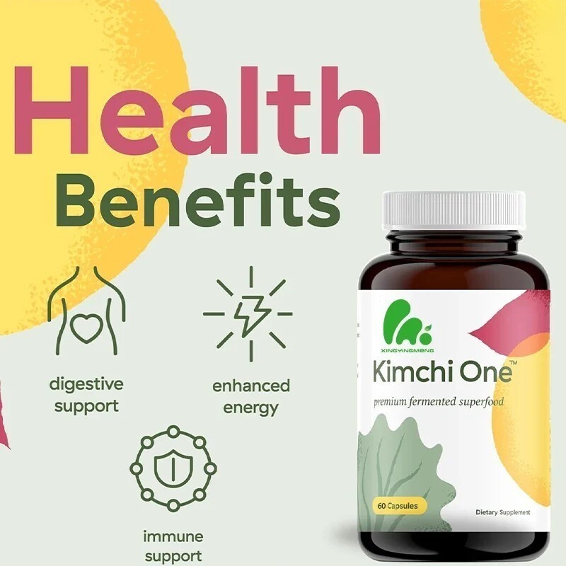3PACK Kimchi Powder Capsules, Probiotics, Enzymes Supplements | 1-3PCS ...
