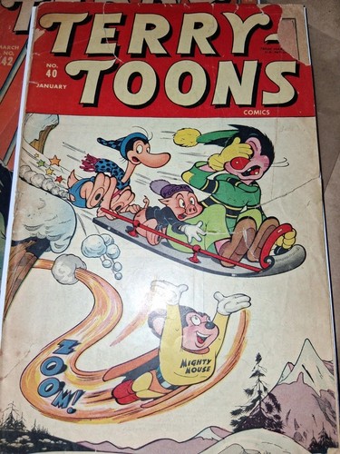 Terry Toons # 40 1946 3rd Appearance of Mighty Mouse Timely Funny ...