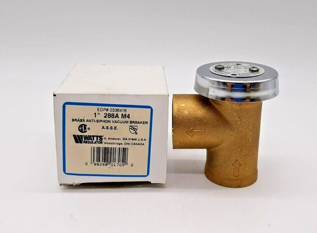 Watts 288a-m4 Anti-siphon Vacuum Breaker 1in NPT for sale online | eBay