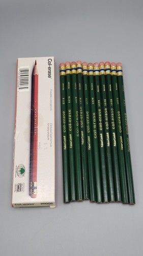 Col-erase Green 20006 1278 Erasable Color Pencils 11-ct Faber Castell ...