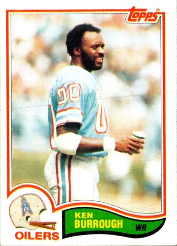 1982 Topps Ken Burrough #97 Houston Oilers Football Card | eBay