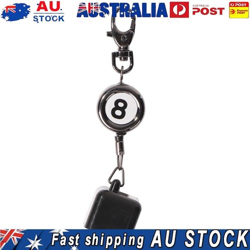 Snooker Pool Cue Chalk Holder Clips Keychain Portable Keyrings Drawing ...