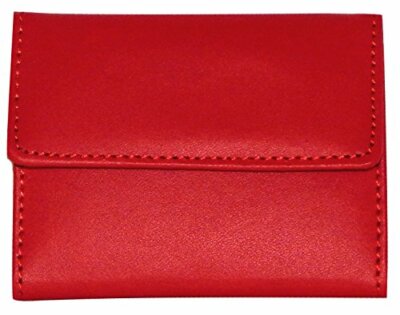Slim Red Wallet, Bond Leather for Women, Teens, Tween and Little Girls ...