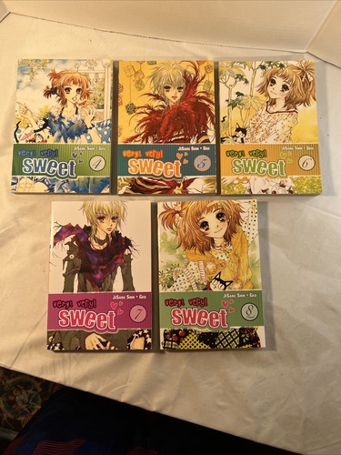 Very! Very! Sweet Paperback Book Lot - Volumes 4-8 (4, 5, 6, 7, 8 ...