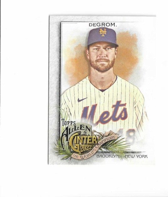 2022 Topps Allen & Ginter Jacob deGrom #6 Mets | eBay