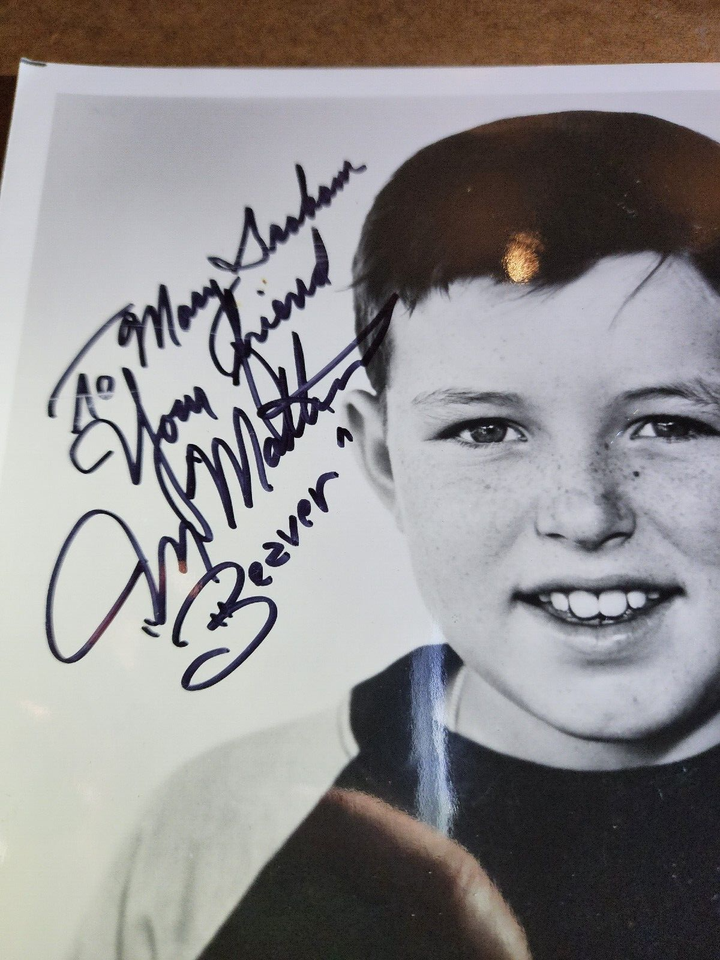 JERRY MATHERS as the BEAVER Signed / AUTOGRAPHED 8x10 Photo - LEAVE IT ...