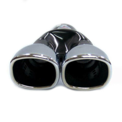 Twin Exhaust Tip End Pipe Muffler Chrome For Audi Q3 Q5 Q7 80 90 100 ...