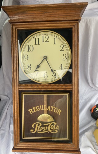 Vintage Wall Clock Regulator Pepsi-cola | eBay