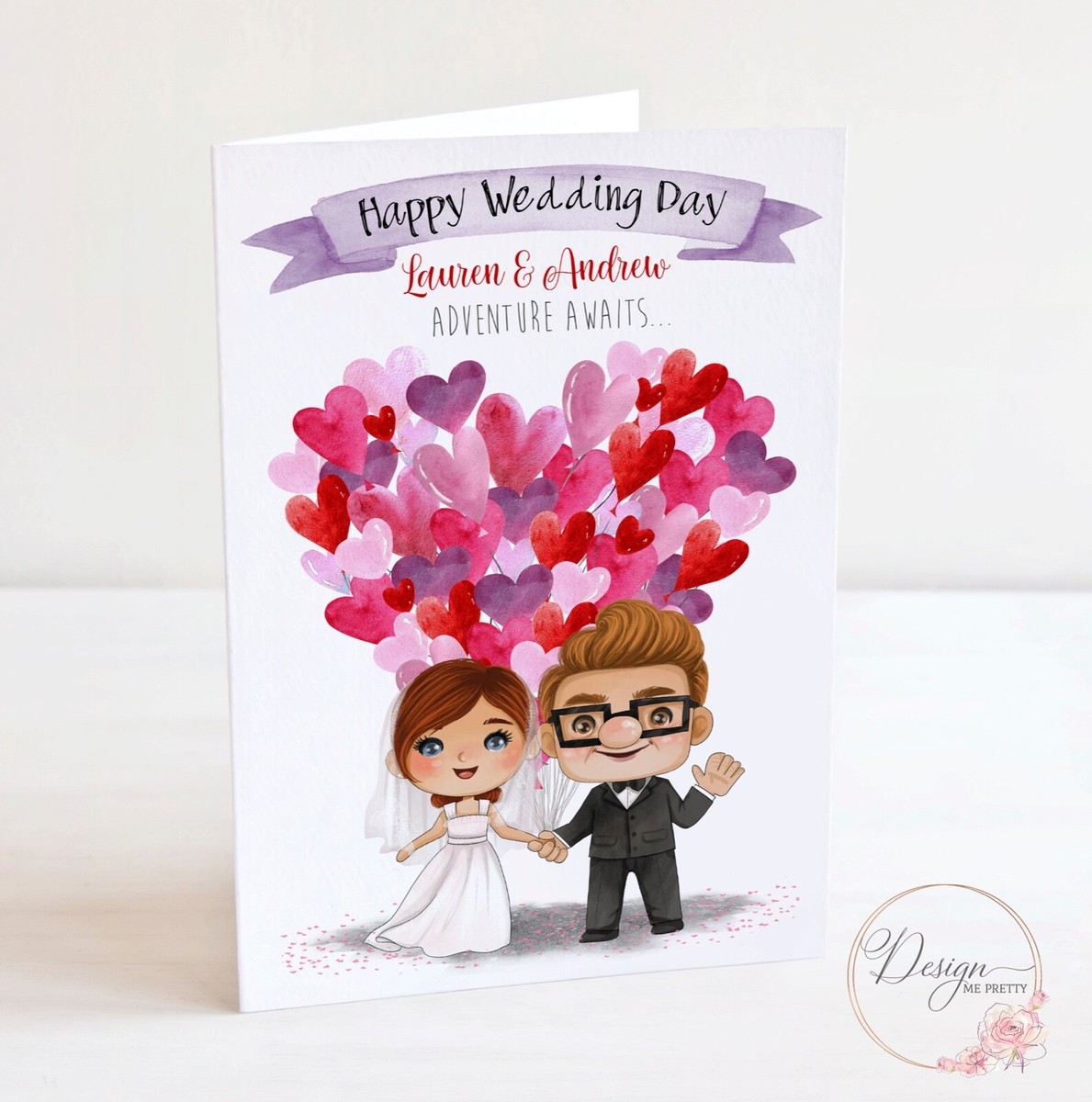 Pixar Up Wedding Invite
