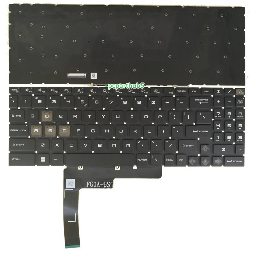 New MSI Raider GE78HX 13VH Vector GP78HX 17 HX MS-17S2 Keyboard US Per ...