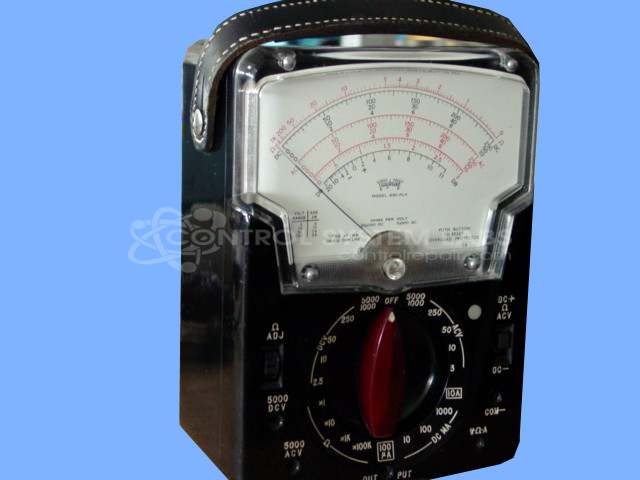 Triplett 630-PLK Analog VOM Multimeter ** Evaluation for Repair Only ...