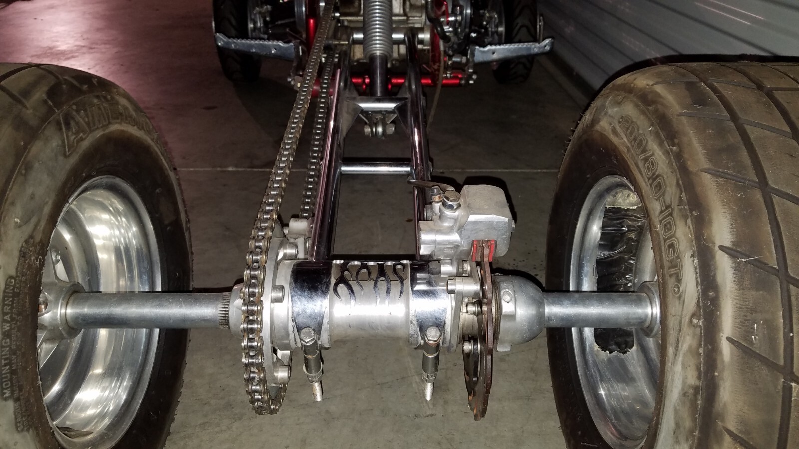 DRAG RACING BANSHEE YFZ QUAD CHEETAH CUB 421CC LONESTAR CHASSIS OPEN TO ...